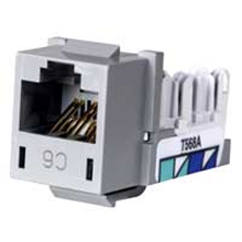 Jack, XCELERATOR, Cat 6, Gray - Carton of 25 | Cables.com