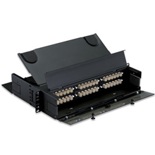 Rack Mount 2RU Patch Enclosure With Poly Door (no Lock)