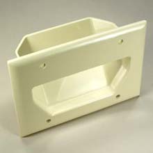 Recessed Wall Plates - Networking and Audio/Video Recessed Wall Plates