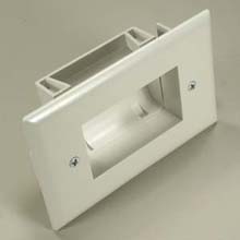 Recessed Wall Plates - Networking and Audio/Video Recessed Wall Plates
