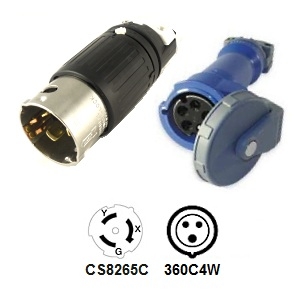 CA Standard CS8265C to 360C6W Plug Adapter | Cables.com