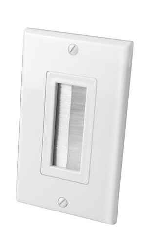 Recessed/Bulk Cable Wallplate | Cables.com