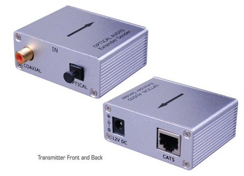 Digital Audio over Cat5e/Cat6 Cable Extender | Cables.com