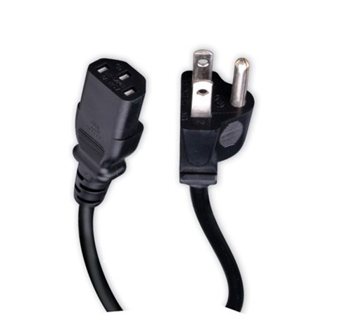 15 ft Flat Panel TV Power Cord - Bulk | Cables.com