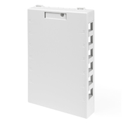QuickPort Surface Mount Housing, 12-port, White | Cables.com