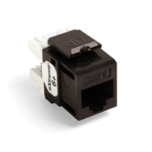Leviton Category 6 Network Keystone Jack - Brown