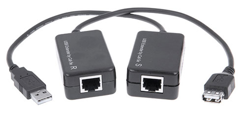 USB 2.0 Single Extender over twisted pair Â– 150ft.(45.7m)